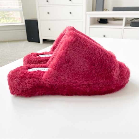 TOP Moda | Shoes | Top Moda Wine Color Platform Slippers Daisy66 | Poshmark